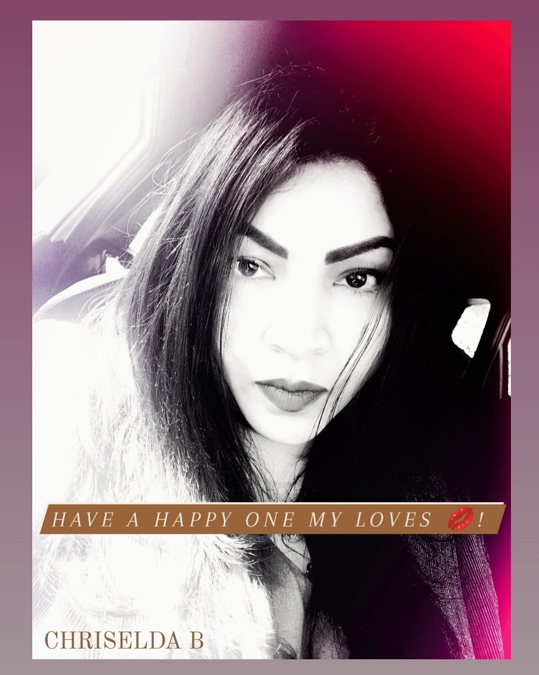 Have a happy one! – Chriselda Barretto